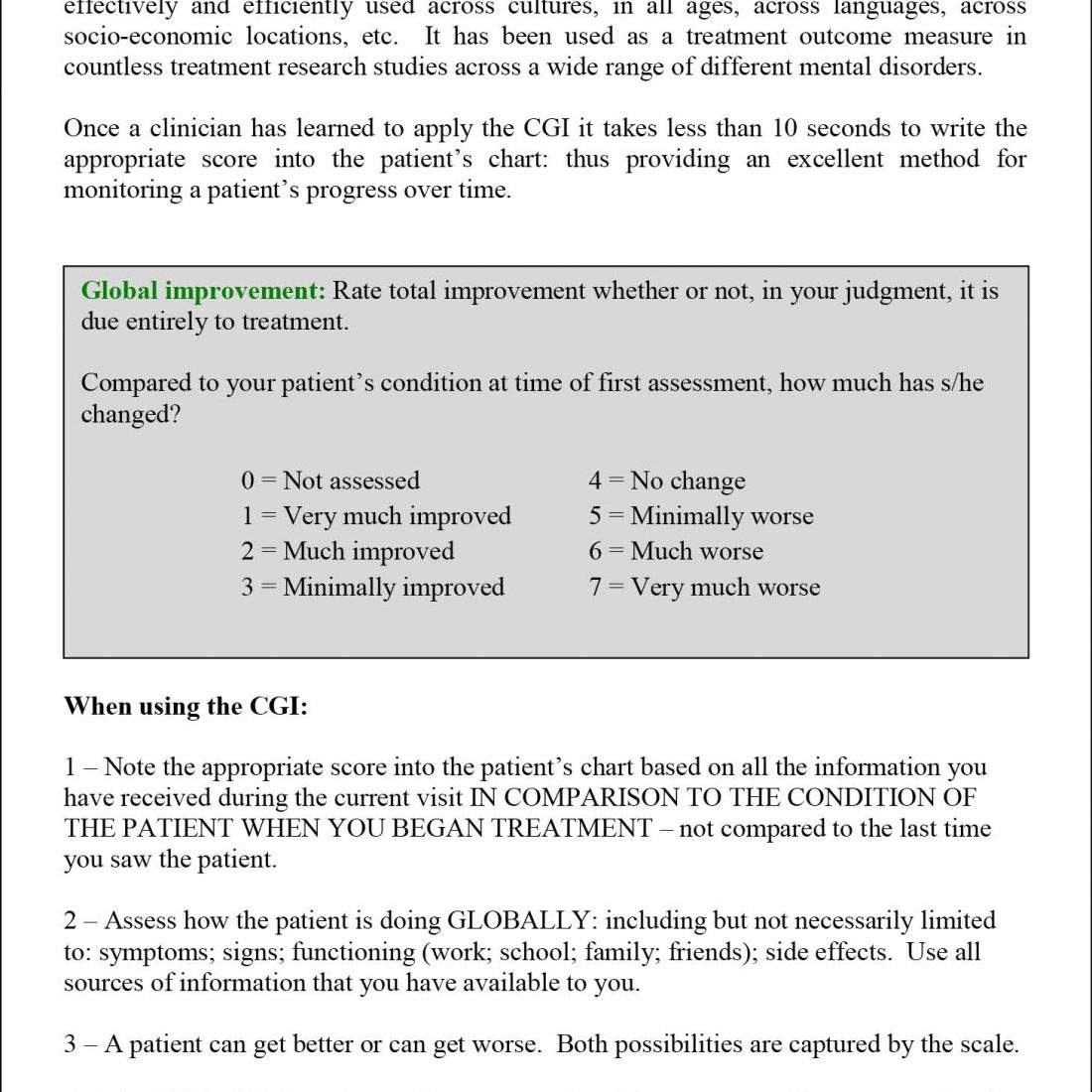 Attention Deficit Hyperactivity Disorder (ADHD) Evaluation Form: Parent ...