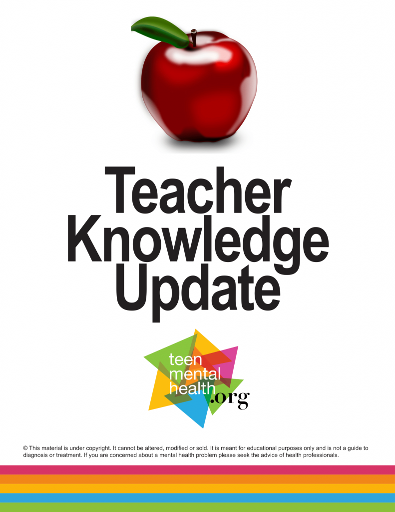 Teacher Knowledge Update for School Mental Health - Mental Health Literacy